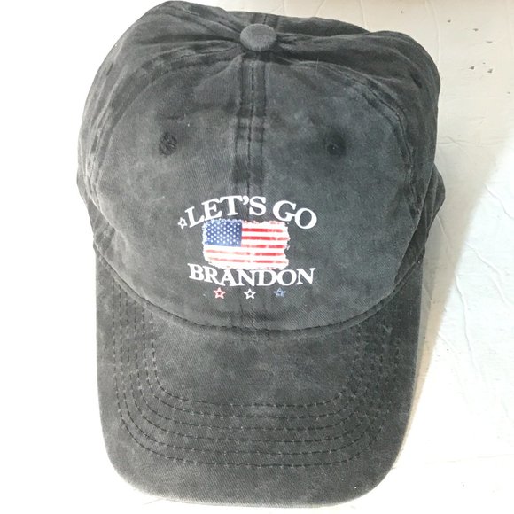 Accessories | Lets Go Brandon American Flag Adjustable Black Jean Style ...